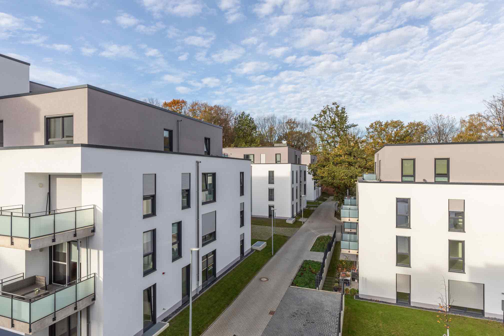 Das Restaurant Pavone im Wohnquartier „Am Weiher“ in Alsdorf